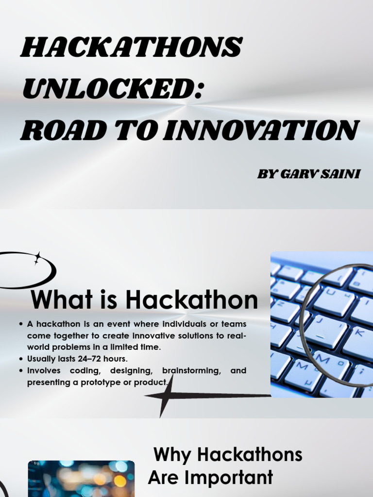 Hackathons: Innovate and Collaborate | PDF