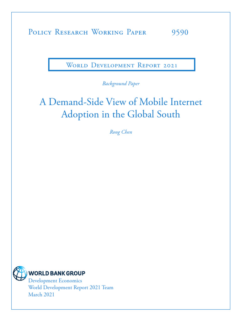 A Demand Side View of Mobile Internet Adoption in The Global South ...