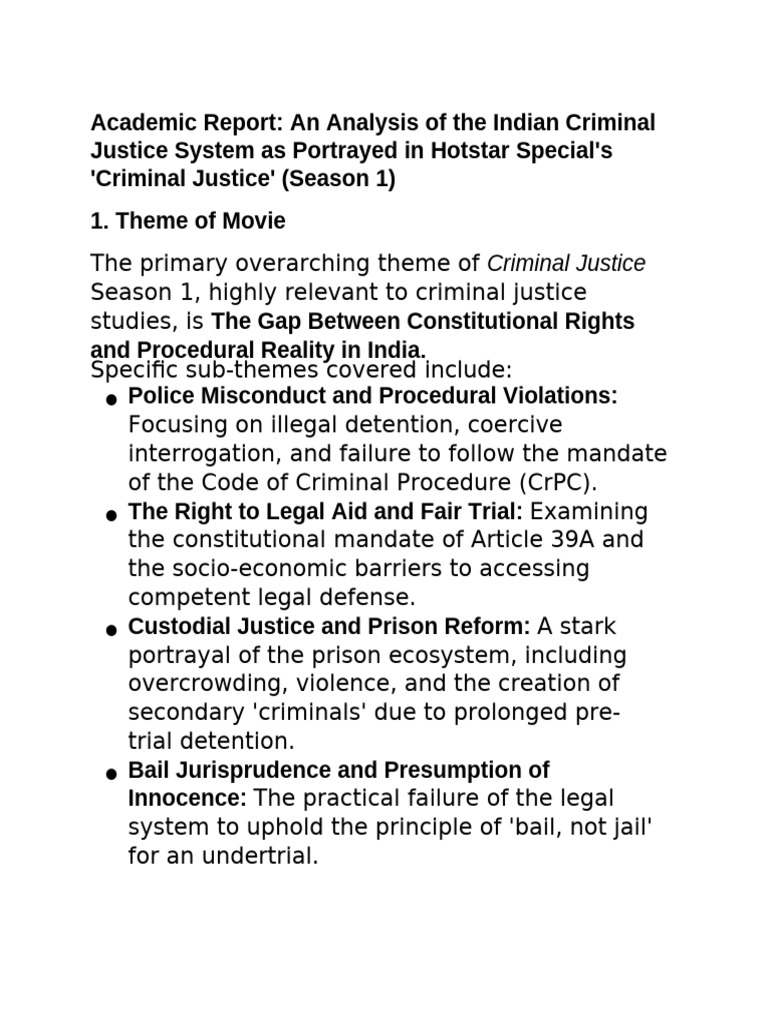 Indian Criminal Justice in 'Criminal Justice' | PDF | Bail | Plea