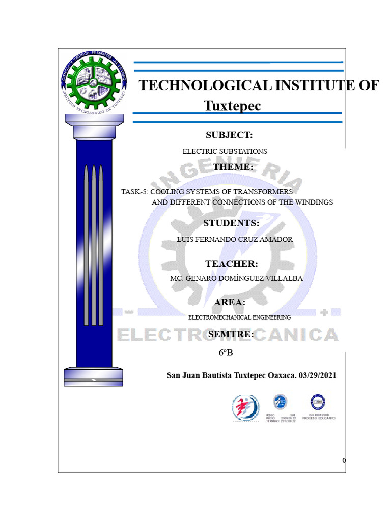 TYPE OF COOLING IN SUBSTATIONS | PDF | Transformer | Radiator