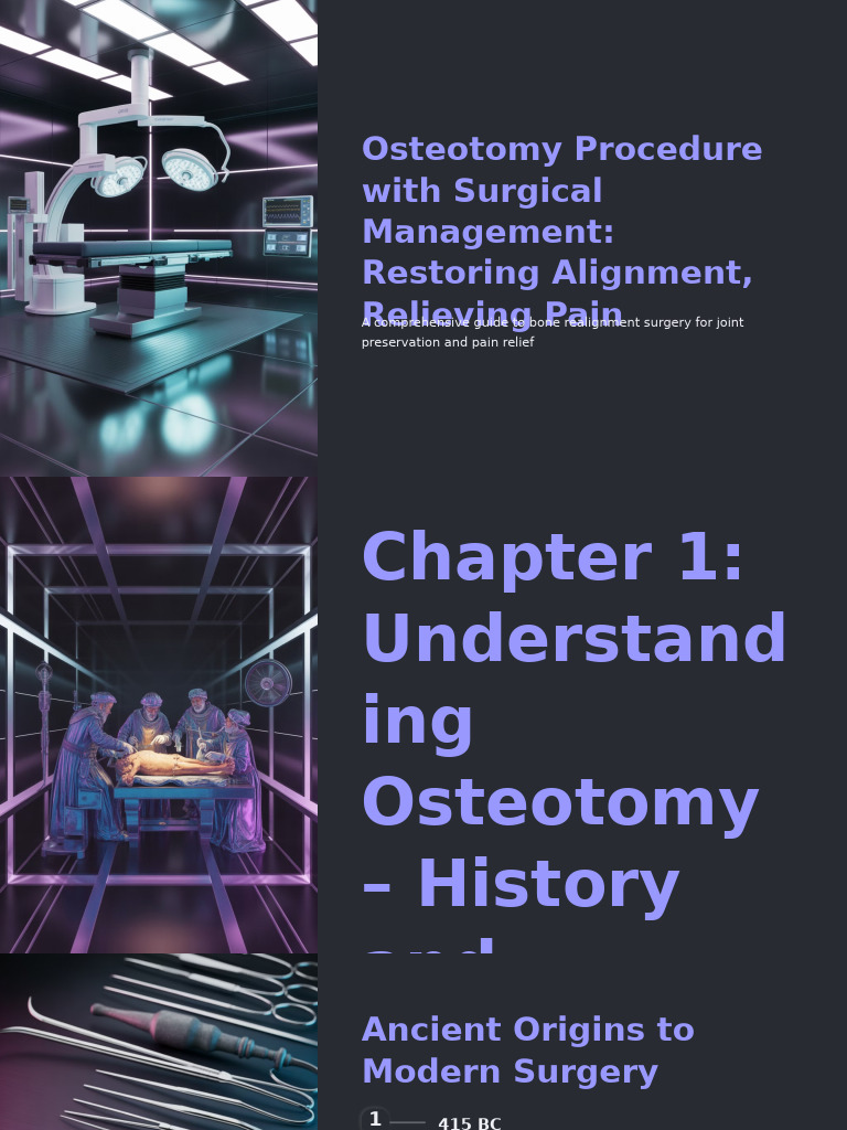 Osteotomy Procedure With Surgical Management Restoring Alignment ...