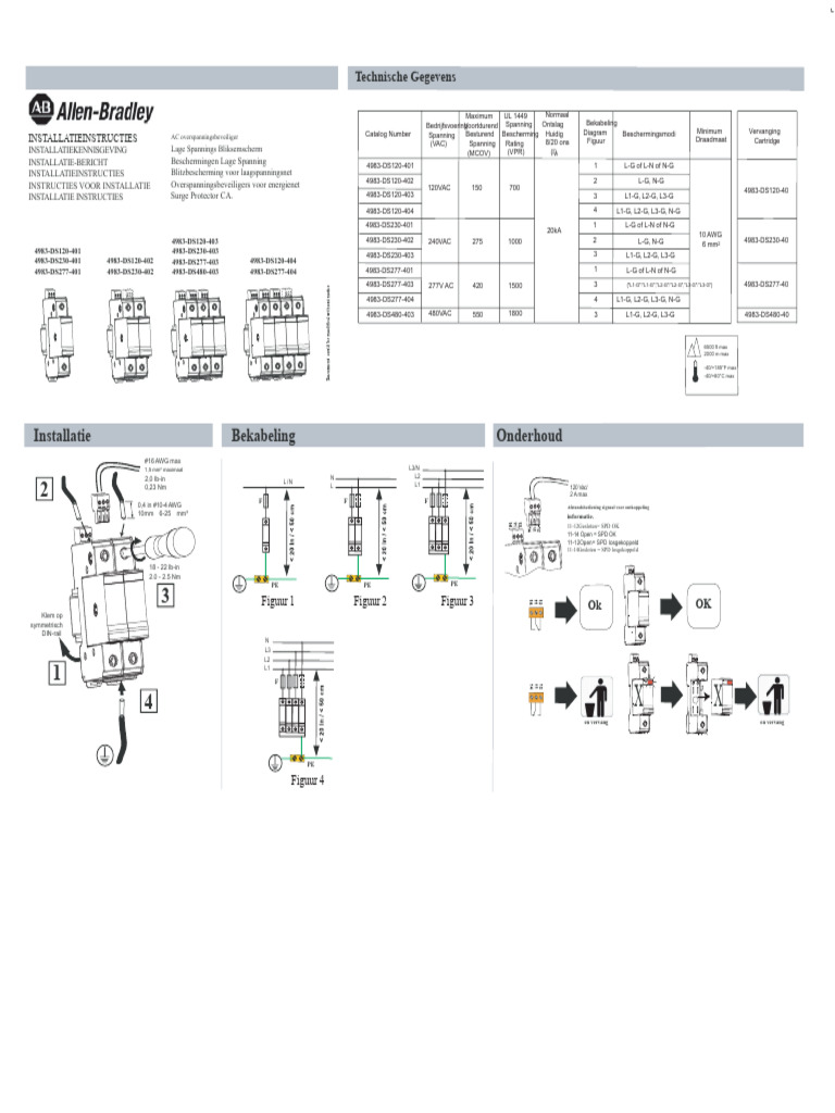 4983-DS120-402, Bescherming Tegen Overspanning | PDF