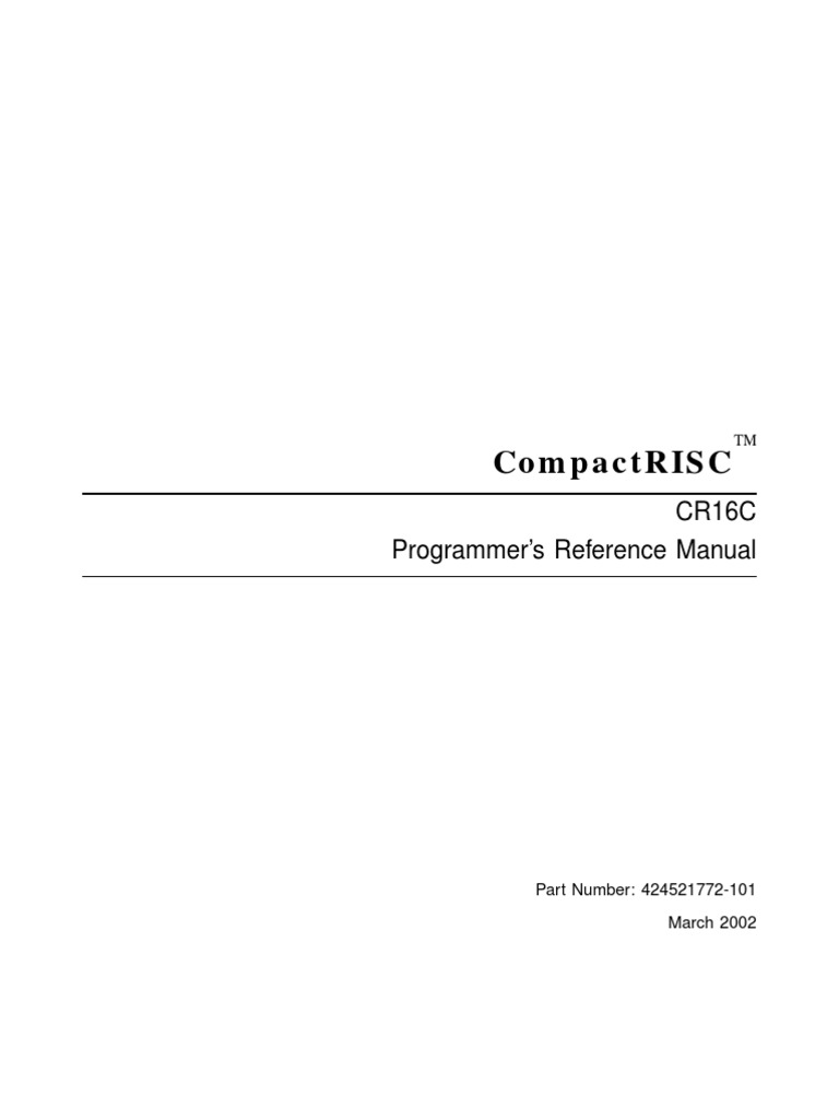 Prog 16C | PDF | Instruction Set | Integer (Computer Science)