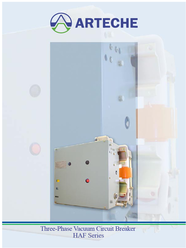 HAF Series Three-Phase Vacuum Breaker | PDF | Capacitor | Inductor