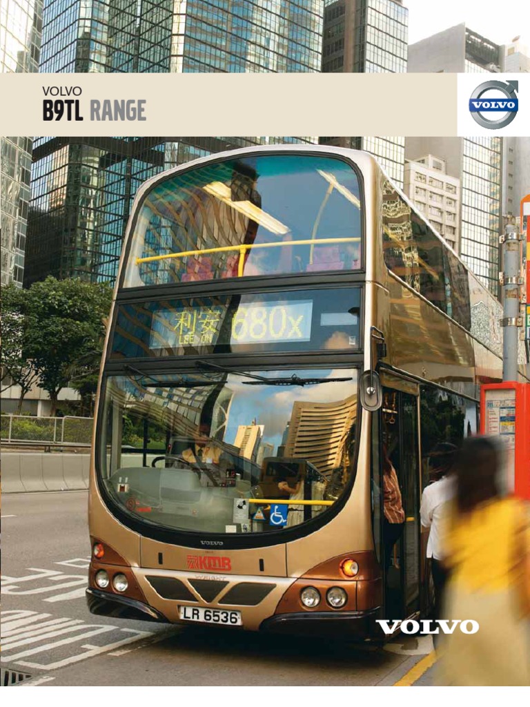 Volvo B9TL: Efficient City Bus Chassis | PDF | Brake | Exhaust Gas