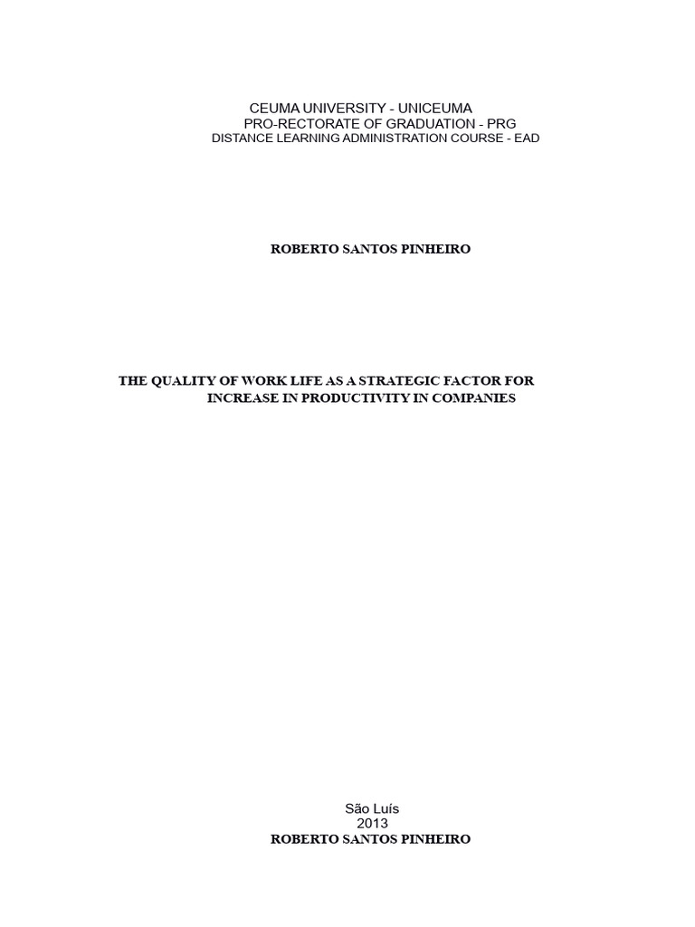 TCC - CEUMA ADM (Roberto) Cover WITH CORRECTIONS | PDF | Competitive ...