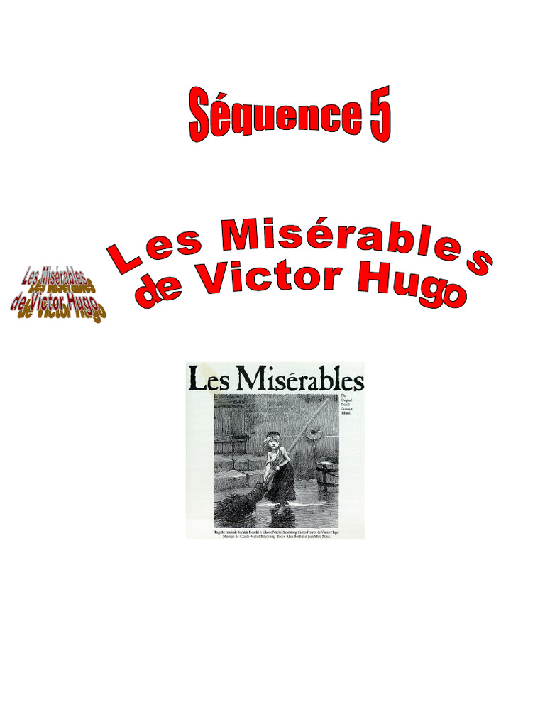 Les Misérables by Victor Hugo | PDF | Cosette | Marius Pontmercy