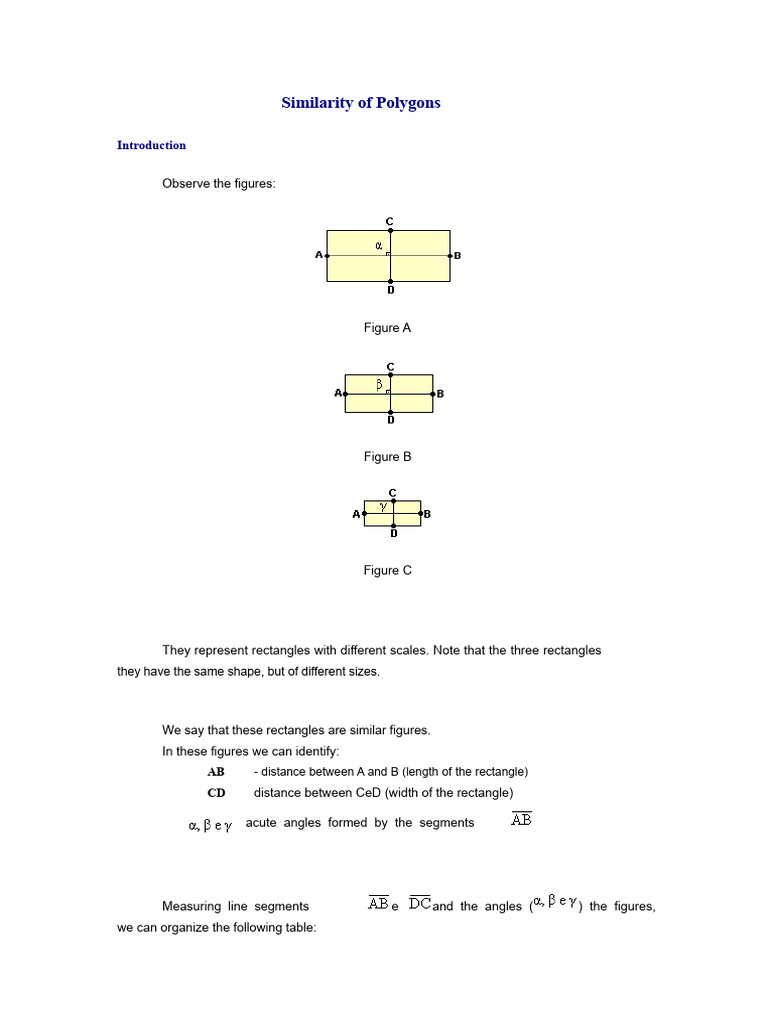 Understanding Similar Polygons | PDF | Rectangle | Elementary Mathematics
