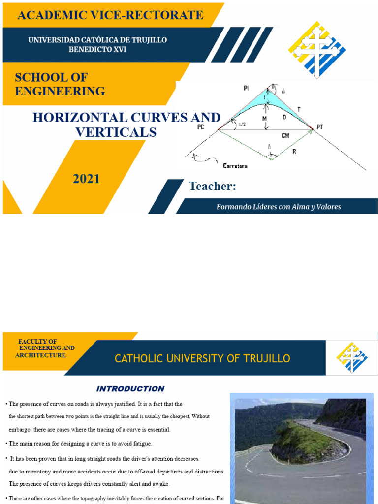 HORIZONTAL CURVES.... | PDF | Curvature | Tangent
