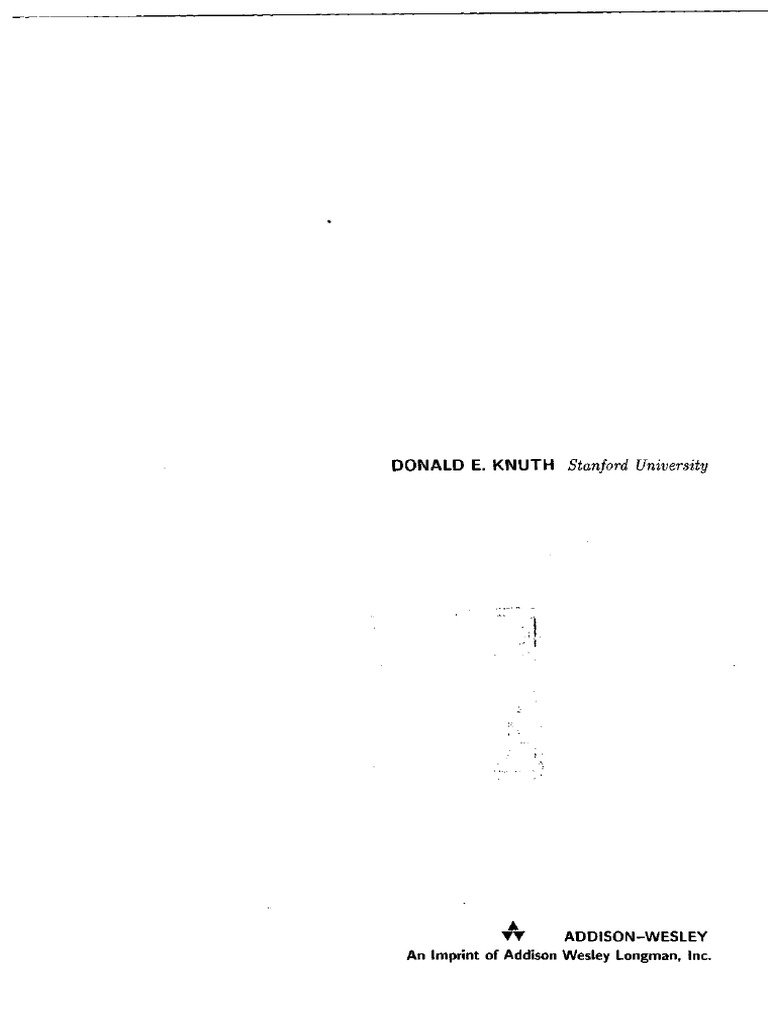 The Art of Computer Programming Volume 1 Fundamental Algorithms | PDF