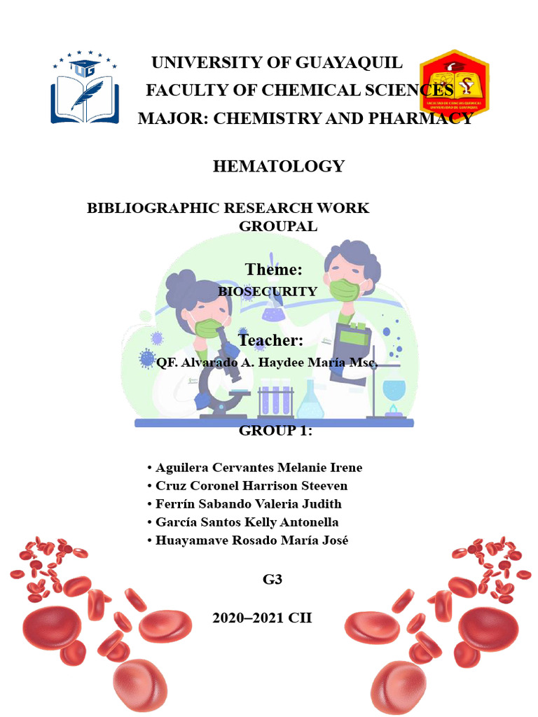 Biosecurity Regulations in The Hematology Laboratory - Group 1 | PDF ...