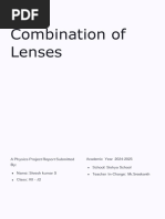 Effective Focal Length of Lens Combinations | PDF | Optics | Light