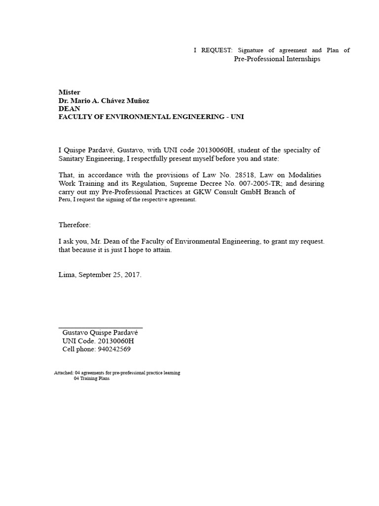 Request For Signature of Agreement | PDF