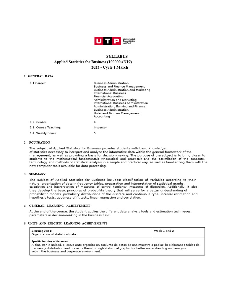 100000AN19_AppliedStatisticsForBusiness | PDF | Sampling (Statistics ...