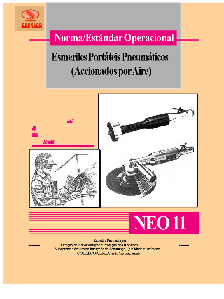 Norma de Segurança para Esmeris Pneumáticos | PDF | Ferramentas | Vestir-se