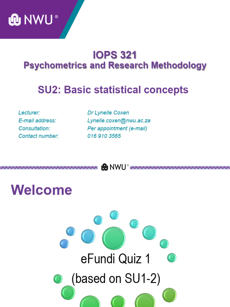 Psychometrics: Measurement & Reliability | PDF | Level Of Measurement ...