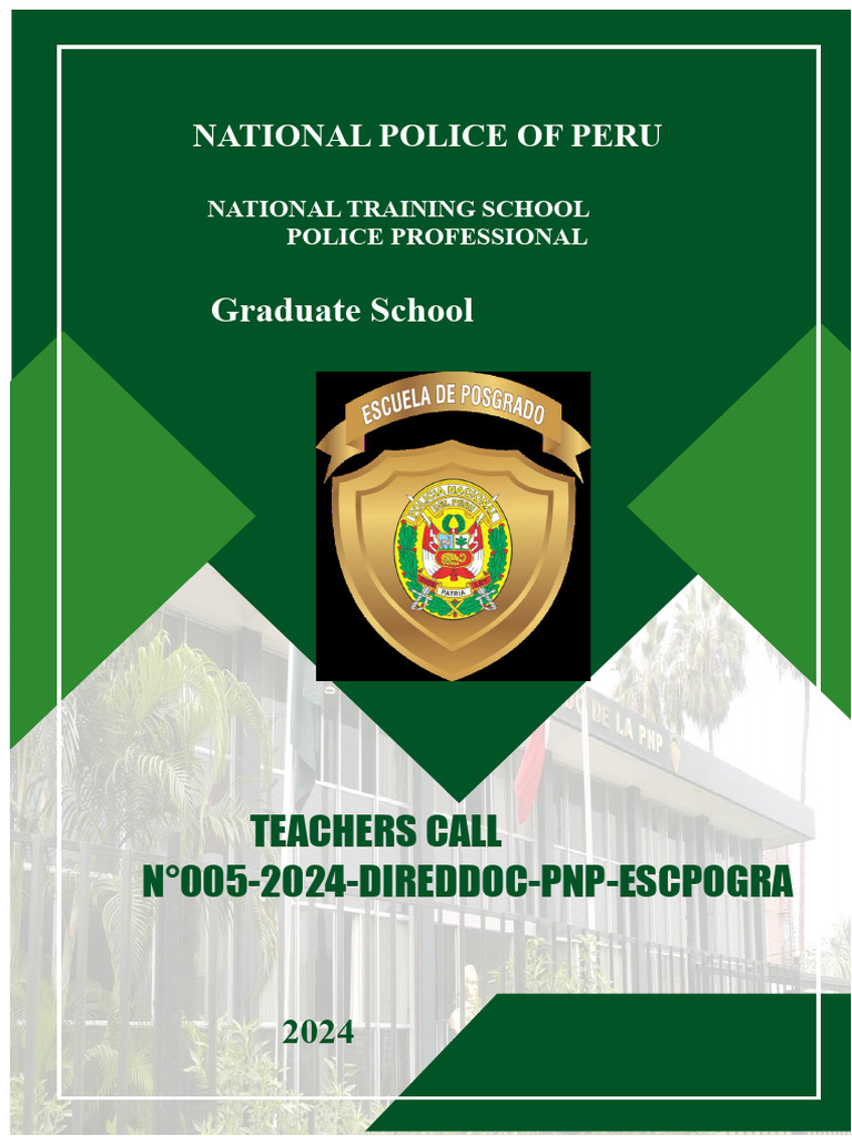 V Call for applications to fill teaching vacancies at the Graduate ...