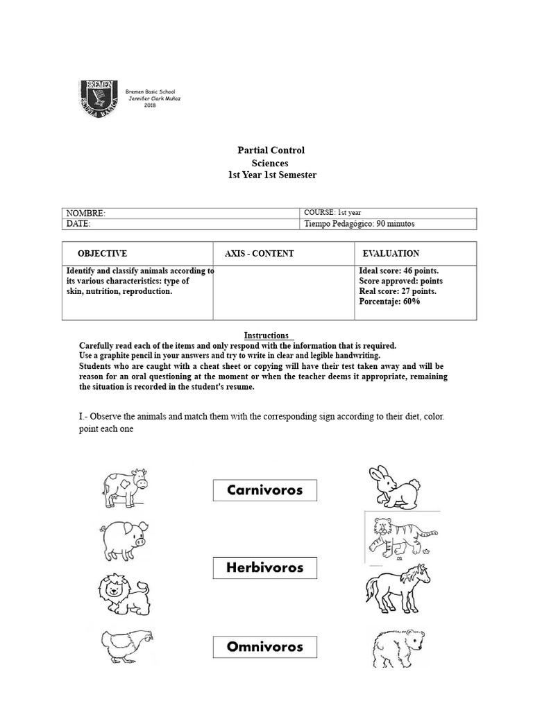 Animal Control Classification | PDF