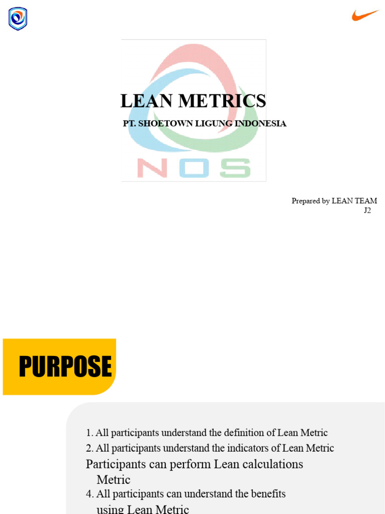 LEAN METRICS_Language | PDF | Performance Indicator | Inventory