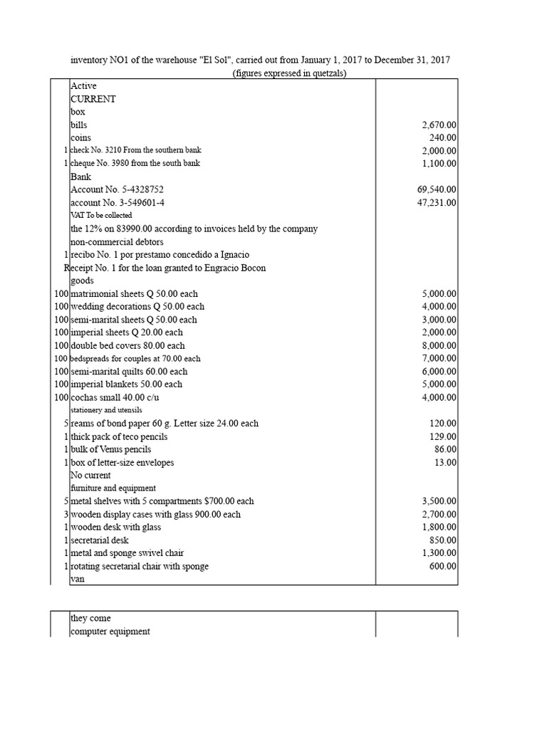 Accounting Exercises | PDF | Expense | Depreciation