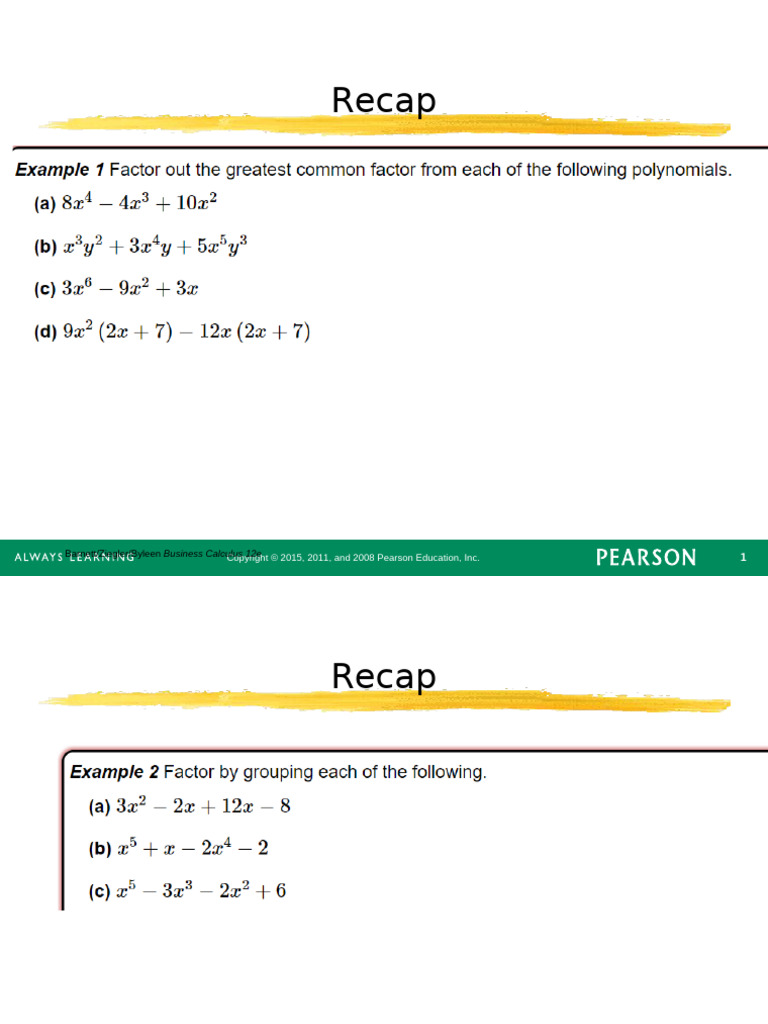 1.4 Operations On Rational Expressions | PDF | Rational Number ...