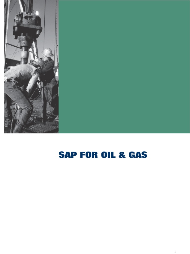Sap For Oil and Gas Industry | PDF | Logistics | Supply Chain Management