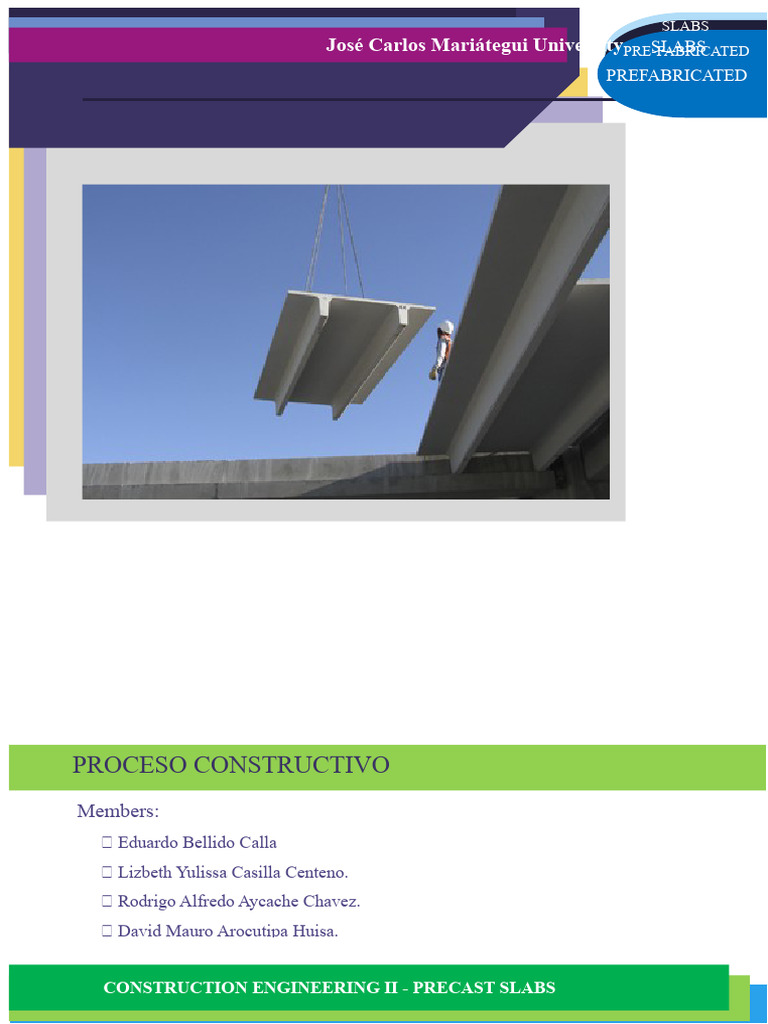 PRECAST SLABS (TYPE T AND T).docx | PDF | Crane (Machine) | Precast ...