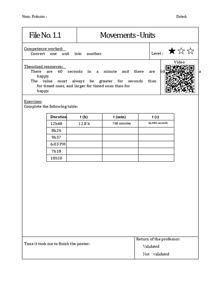 Physics_Sheets_Motions | PDF | Speed