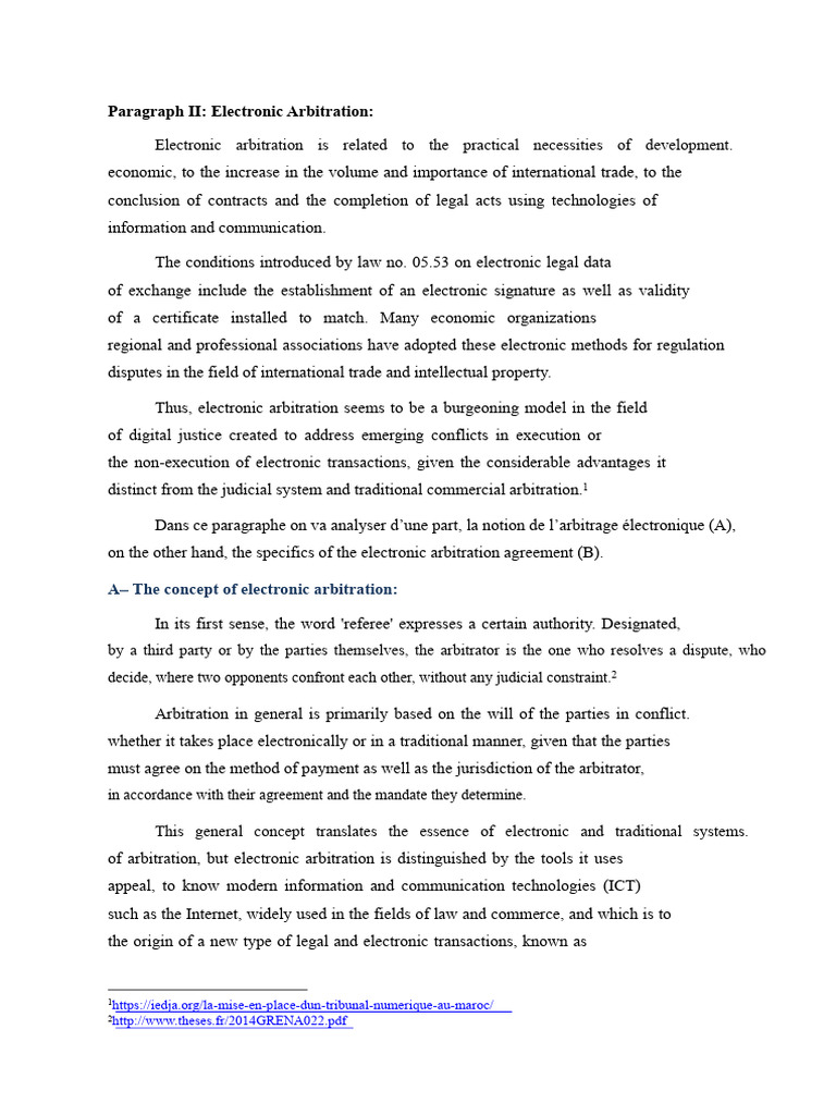 Electronic Arbitrage | PDF | Arbitration | Arbitral Tribunal