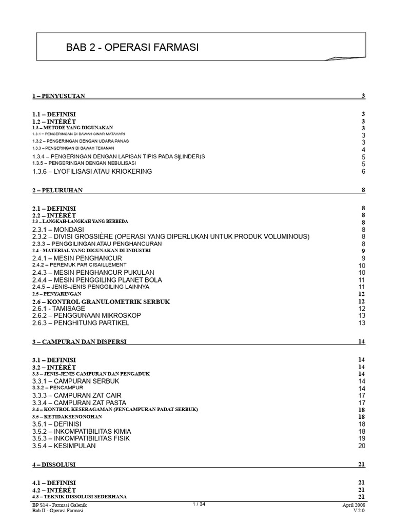 BP S14 Farmasi Galenik Bab II L | PDF