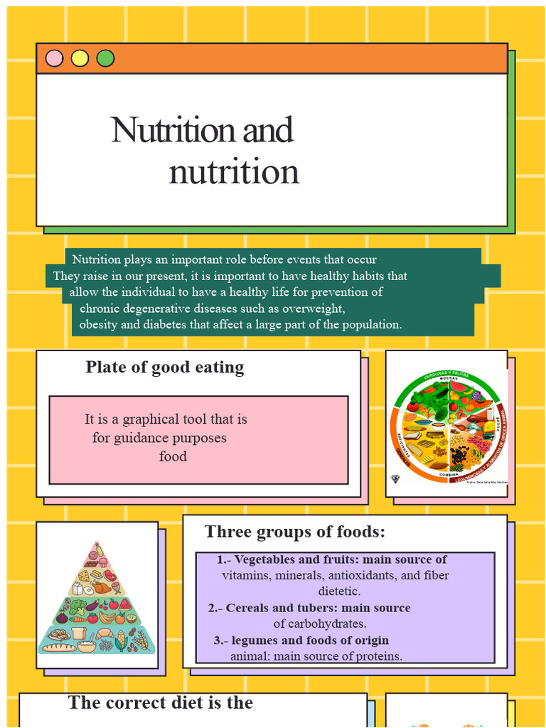 INFOGRAPHIC PLATE OF GOOD EATING AND CORRECT DIET | PDF