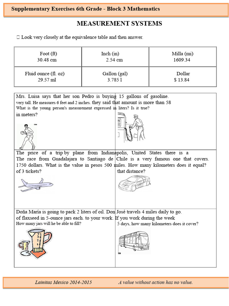 Measurement System | PDF