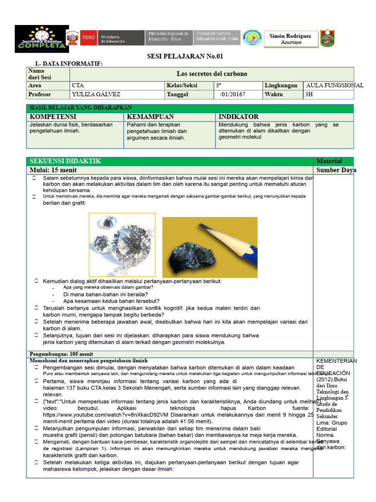 Variasi Karbon dan Geometri Molekul | PDF