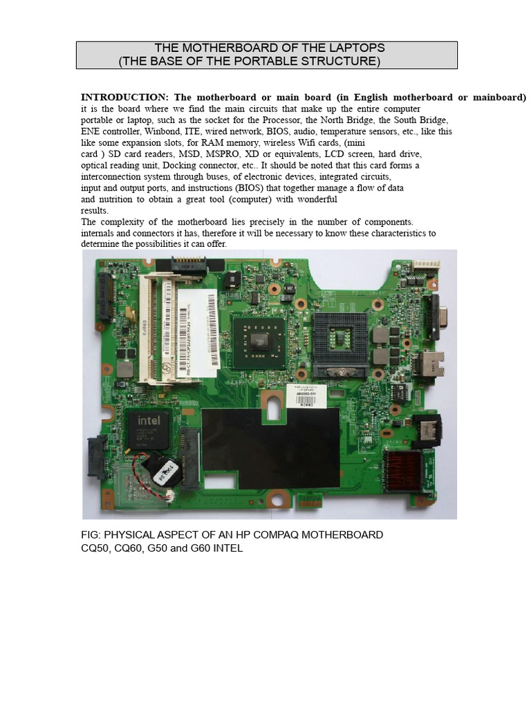 The Laptop Motherboard | PDF | Capacitor | Diode