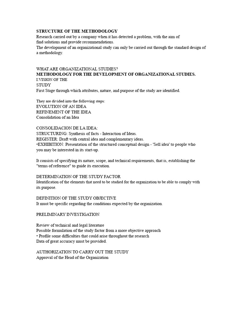 Structure of The Methodology | PDF | Methodology | Data