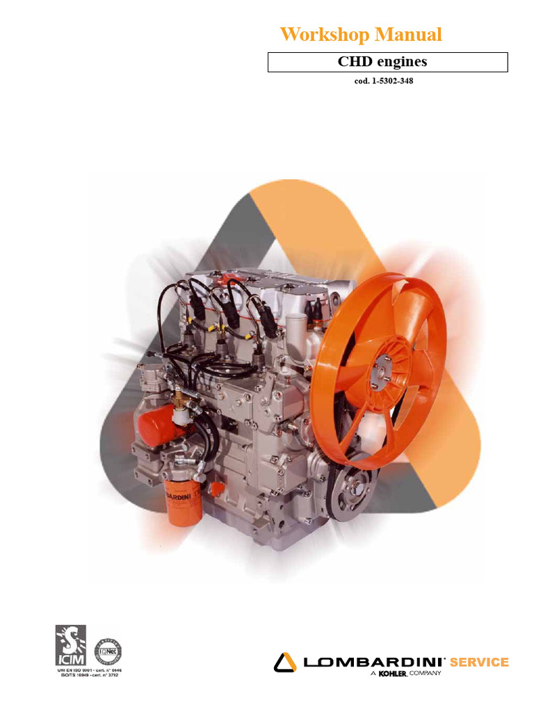 Lombardini Engines CHD - Maintenance Manual | PDF | Pump | Fuel Injection
