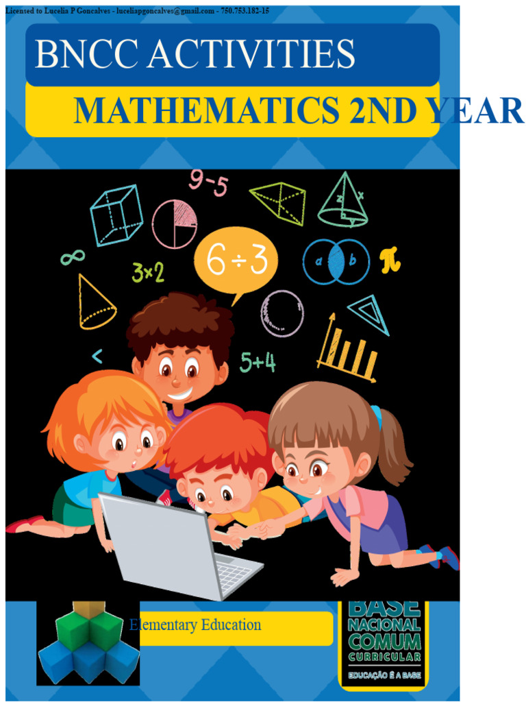 Activities Mathematics BNCC - 2ND Year - Elementary Education - Kit ...