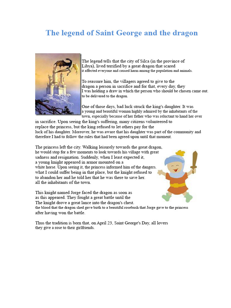 Saint George and The Dragon | PDF