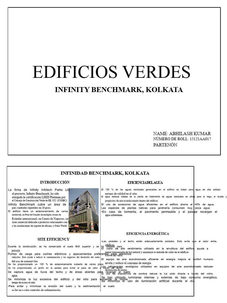 Infinity Benchmark Kolkata | PDF | Techo | Aislamiento térmico