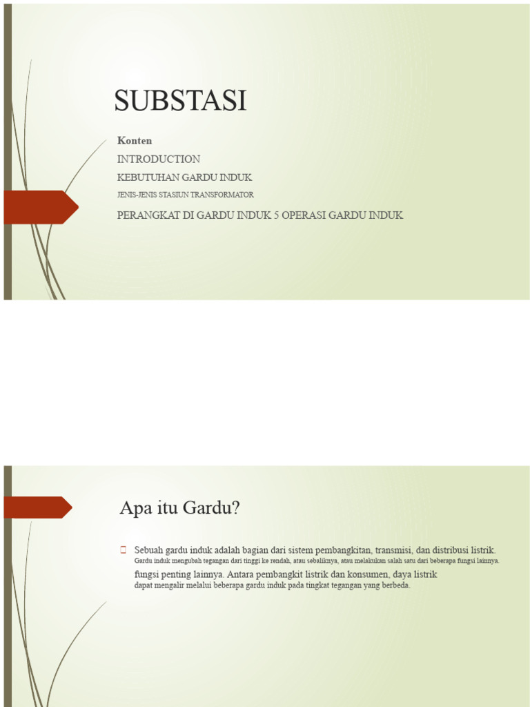 Gardu Hubung | PDF