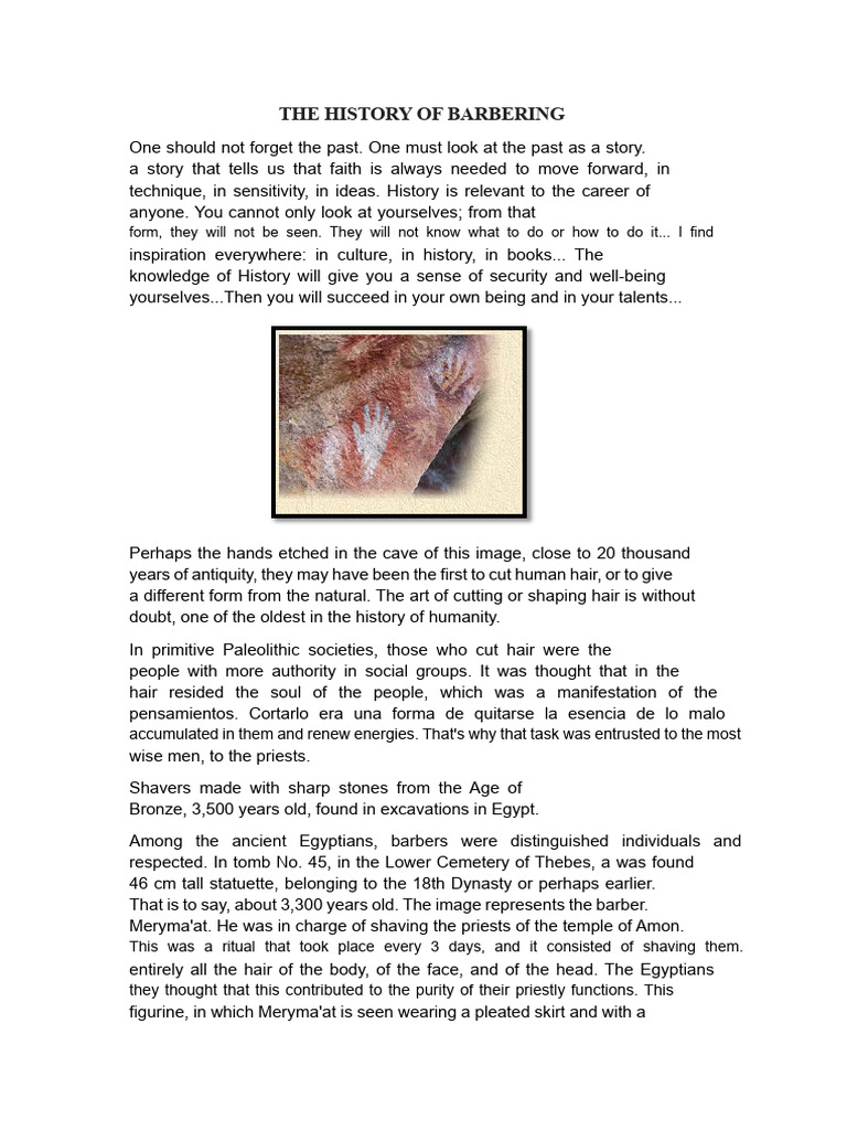 Evolution of Barbering Through History | PDF | Beard | Wig
