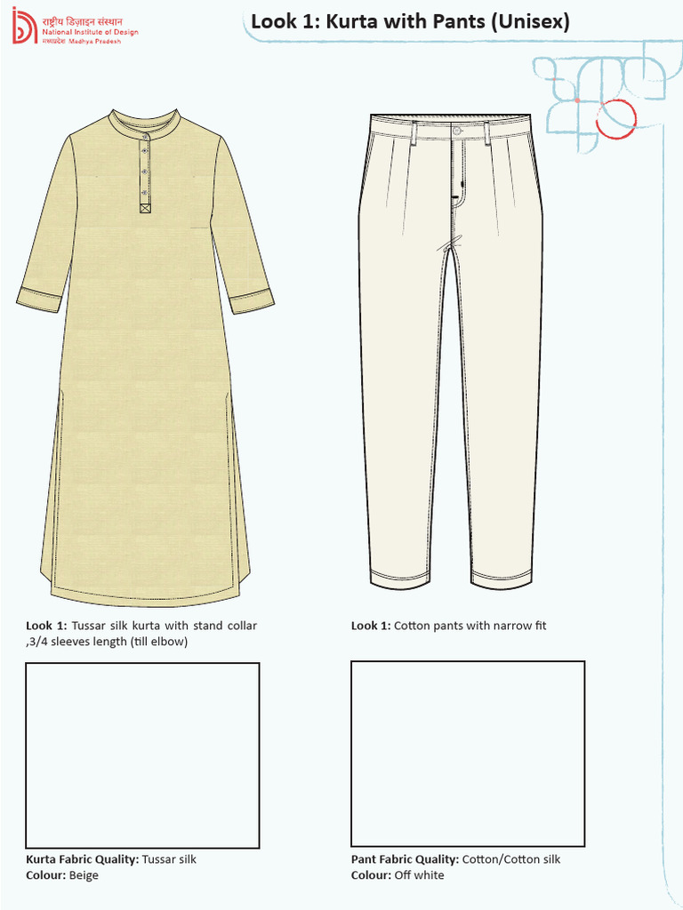 Tussar Silk Saree and Kurta Details | PDF