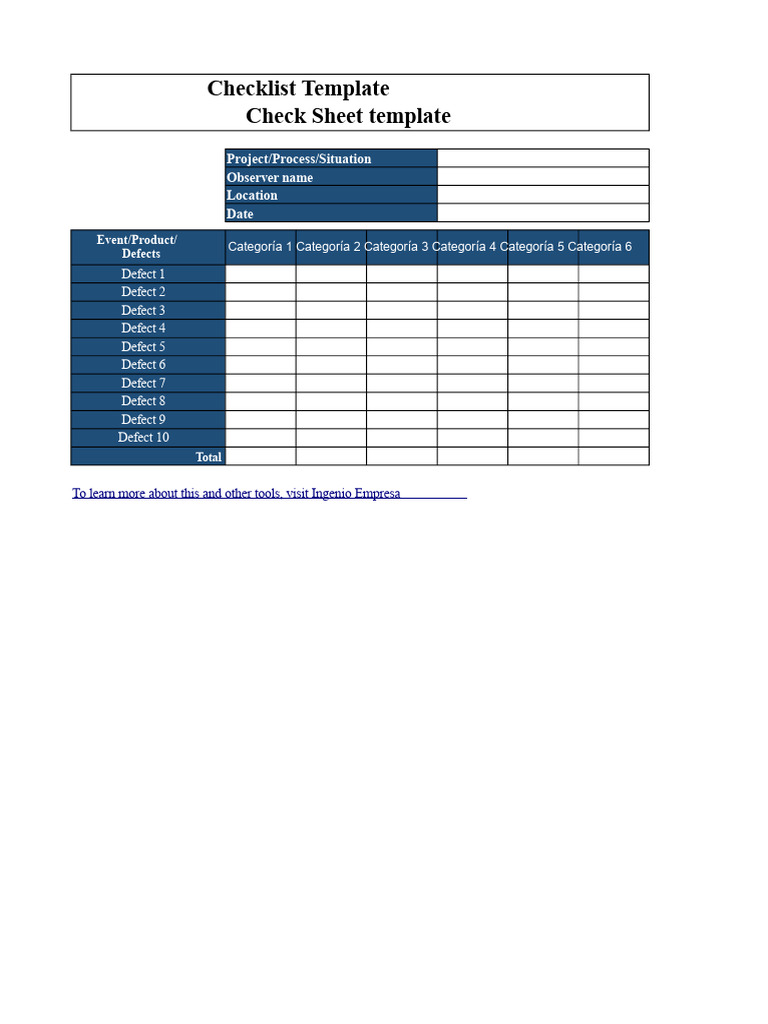 Template Verification Sheet Pdf