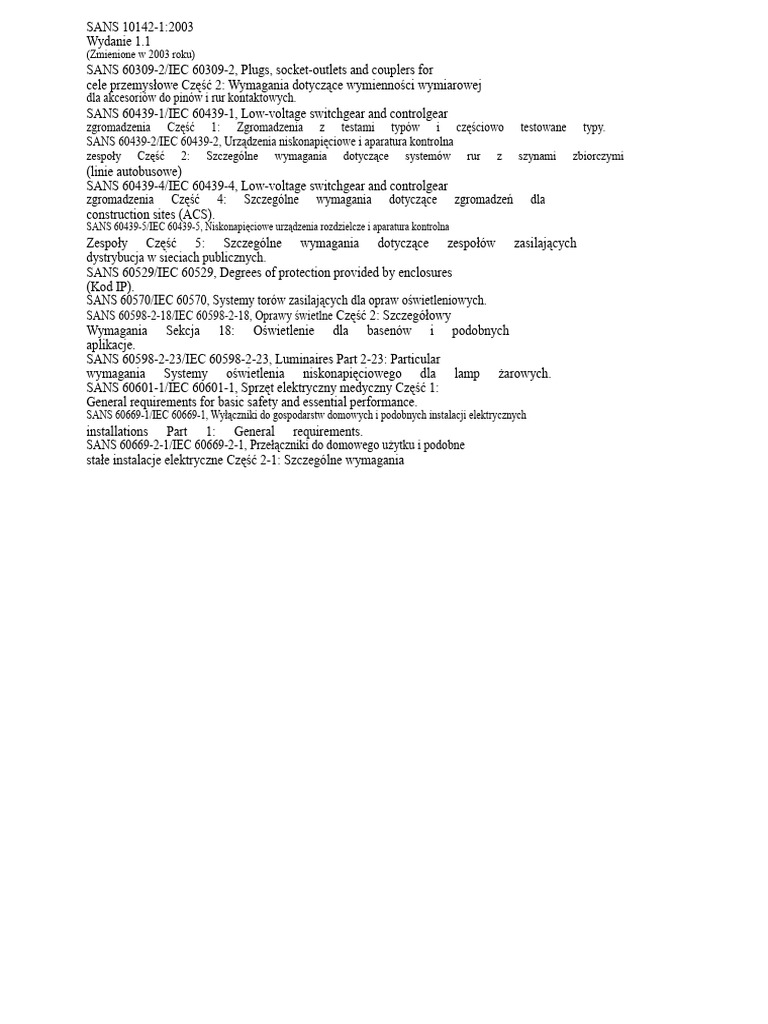 Sans 10142 | PDF
