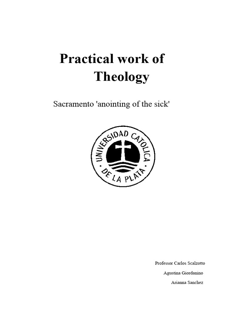 The Sacrament of The Anointing of The Sick | PDF | Sacraments | Anointing