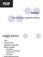 Science Investigatory Project With IMRAD Format | PDF