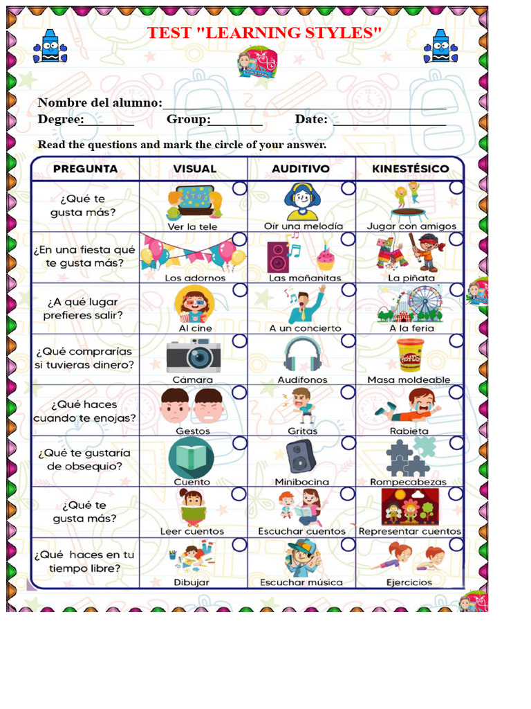 Learning Test César Benavides | PDF