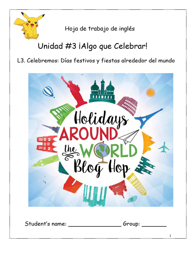 Fiestas y Celebraciones en Inglés | PDF