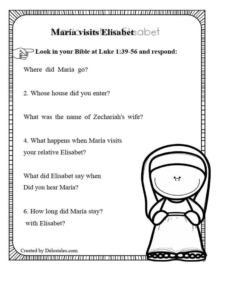Maria Visits Elisabet PDF | PDF