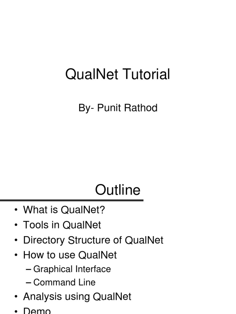 QualNet Guide for Network Engineers | PDF | Network Topology | Computer ...